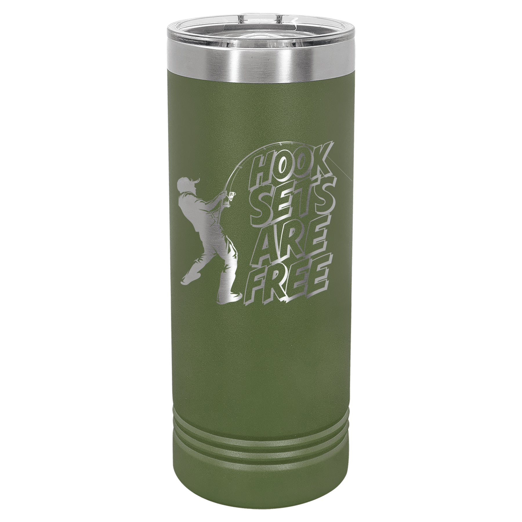 Hook Sets Are Free 22 OZ Skinny Tumbler – Addicted Fishing