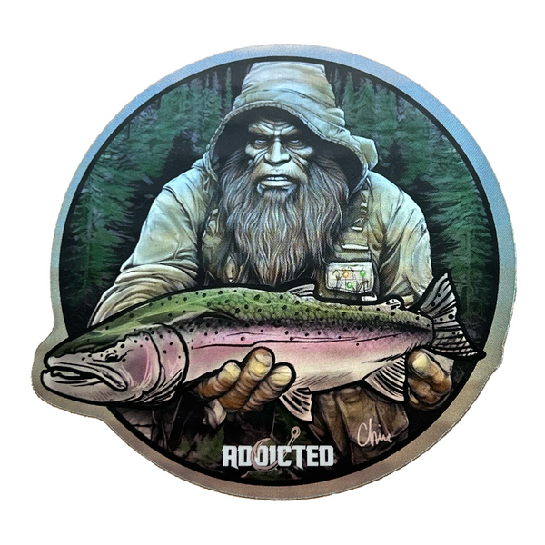 Steelhead Legend Holo Sticker – Addicted Fishing