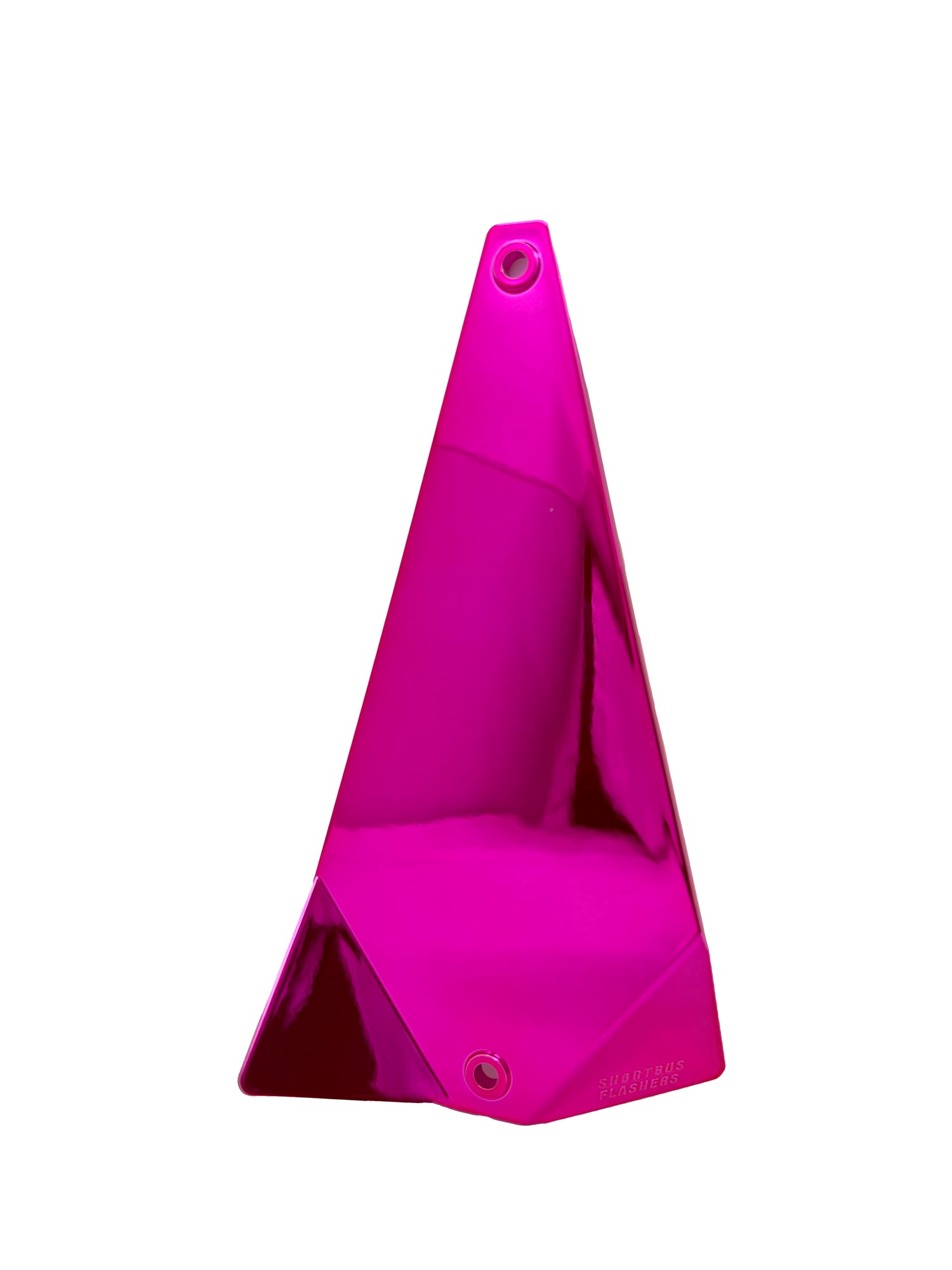 Candy Pink Mirror Triangle Flasher – Addicted Fishing